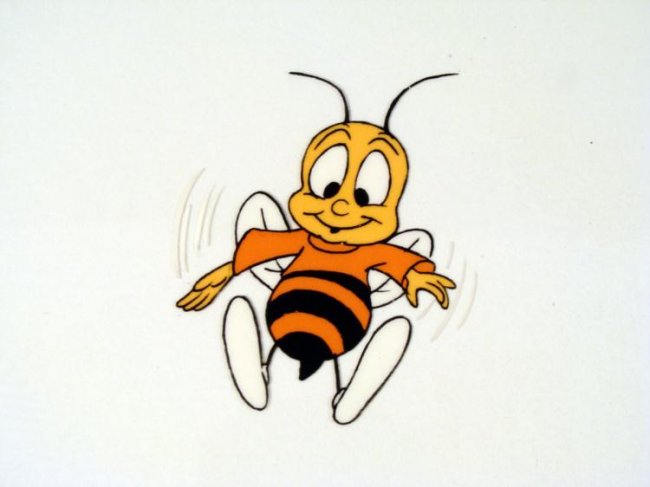 Hovering Orig Production Honey Nut Cheerios Cel Bee Art : Lot 590119