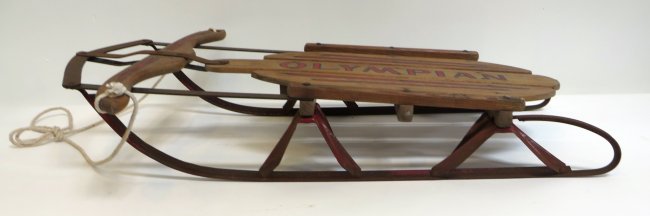 Vintage Olympian Sled By Paris Mfg. Co. : Lot 300