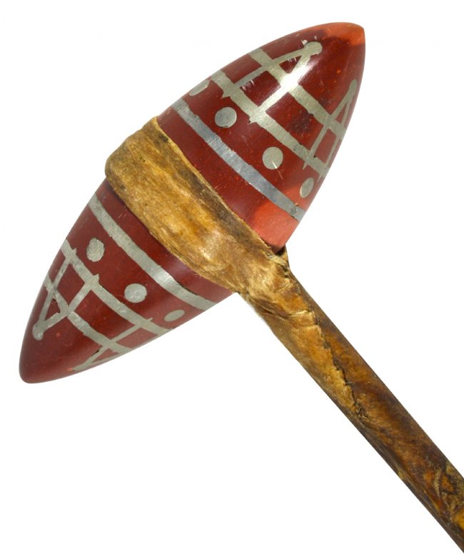 Plains Indian, Stone War Club, Lead, c. 1870 : Lot 946