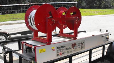 ENGLERT METAL MAN 660 GUTTER MACHINE W/ TRAILER : Lot 134
