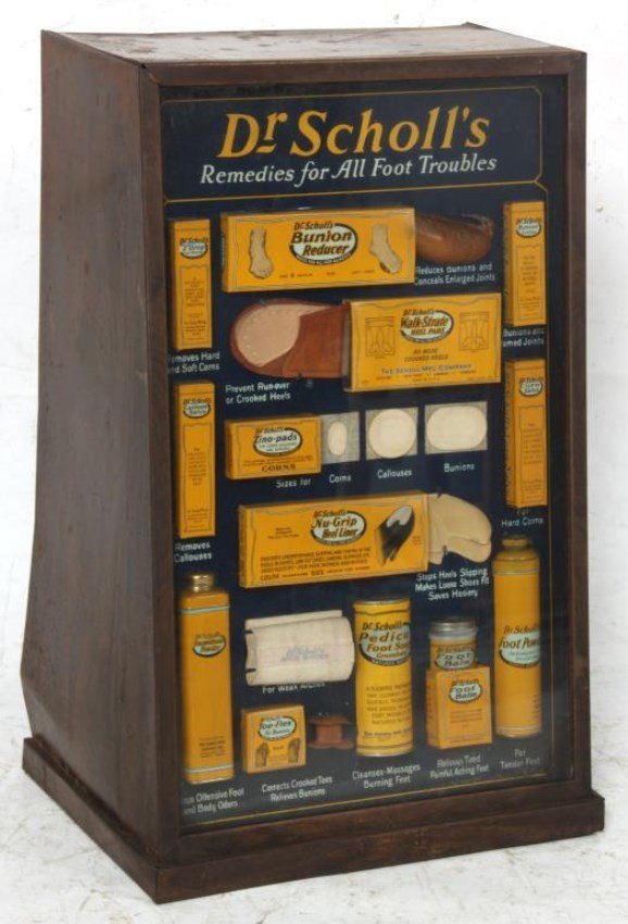 Dr. Scholl’s Advertising Display Case : Lot 229