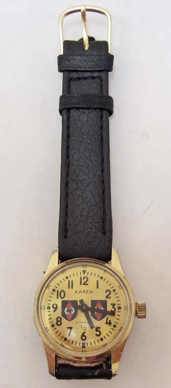GERMAN NAZI HITLER YOUTH WRIST WATCH : Lot 76