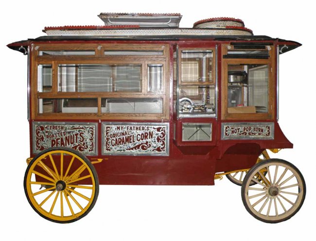 1906 CRETORS MODEL D POPCORN WAGON : Lot 131
