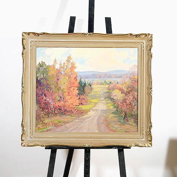 ANNE JAFFRAY ZIEGLER "Autumn Landscape" Oil : Lot 77