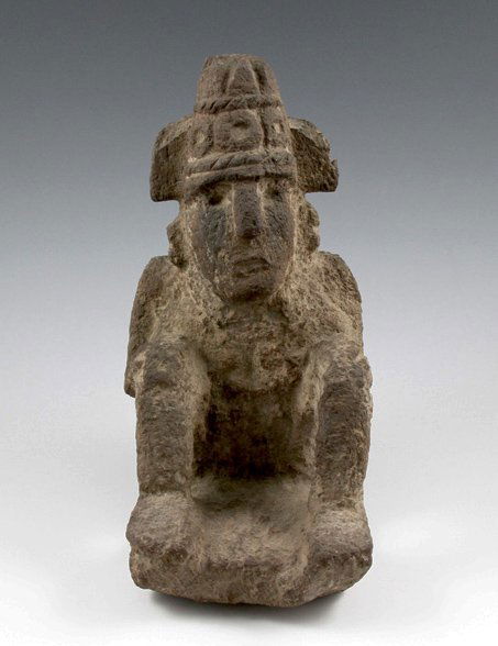 Pre-Columbian Aztec Stone Figure : Lot 397
