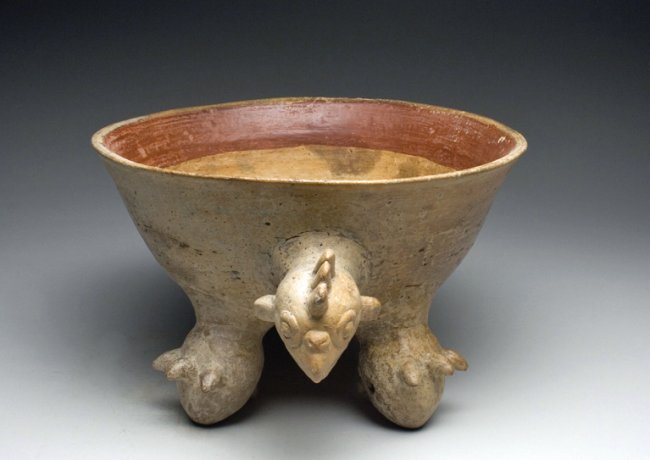 Rare Pre-Columbian Aztec Pottery Bowl : Lot 185