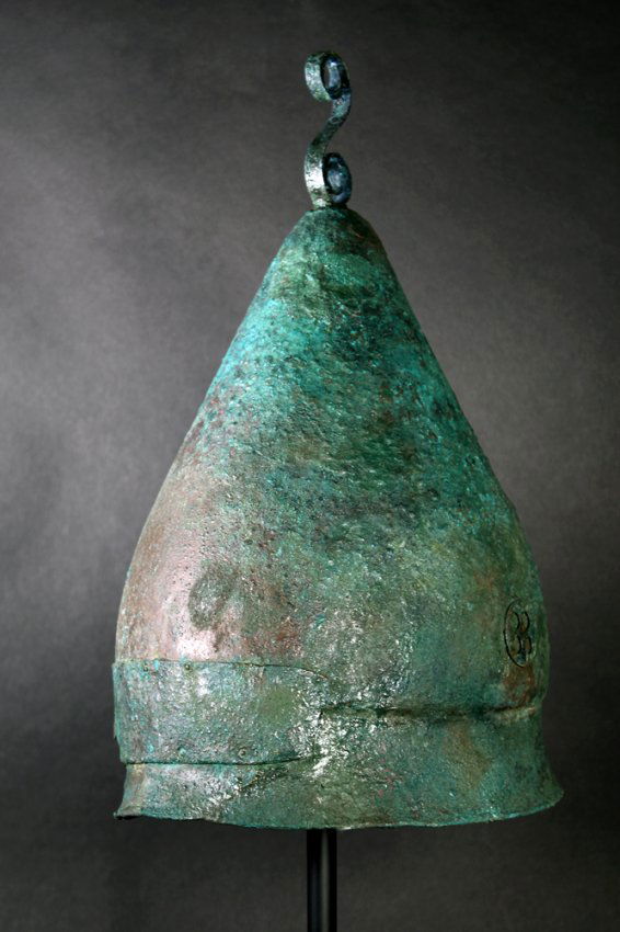 Rare / Important Greek Bronze Pilos Helmet : Lot 25A