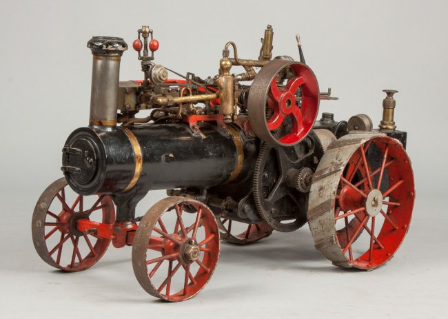 Case Tractor Working Steam Model : Lot 91A