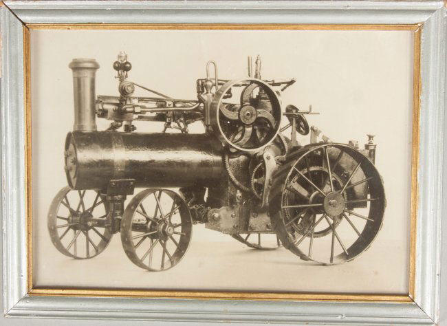 Case Tractor Working Steam Model : Lot 91A