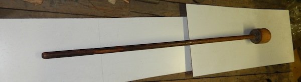 Revolutionary War cannon ramrod : Lot 493