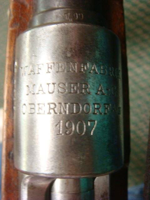 1907 MAUSER Gew 98, 8mm Bolt Action Rifle: : Lot 157