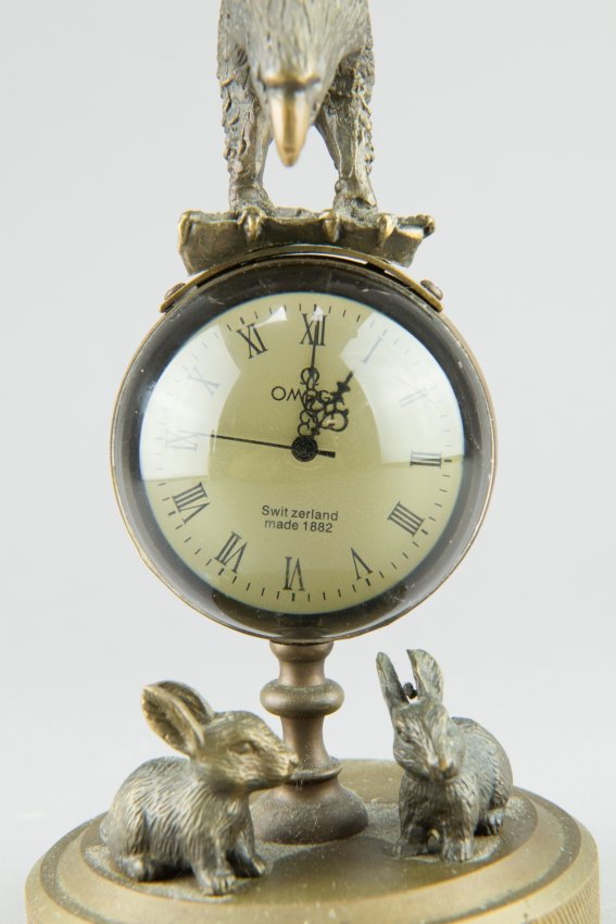 Omega Eagle Ball Clock Switzerland Made 1882 : Lot 464