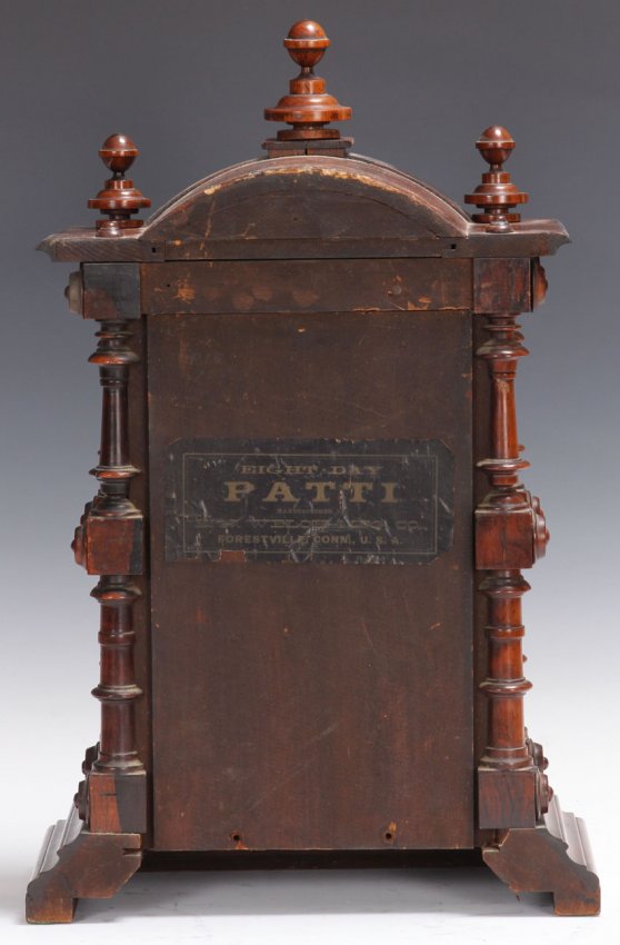 WELCH ROSEWOOD "PATTI" CLOCK : Lot 2008