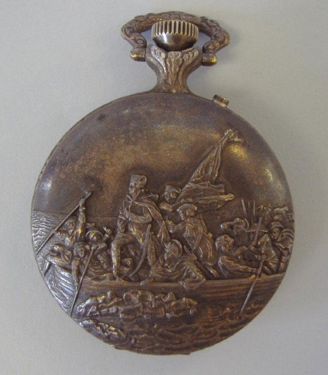 198A: Sears Bicentennial Liberty Bell Pocket Watch : Lot 198A