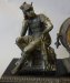 Ansonia Figural Mantel Clock, Roman Soldier : Lot 4