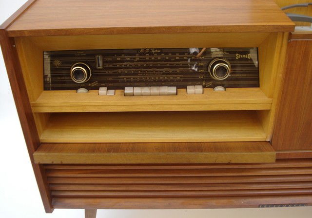 198: Mid-Century Telefunken Stereo Console : Lot 198