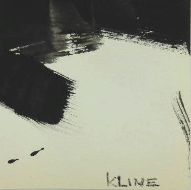 Franz Kline (1910-1962) Brush & Ink Drawing : Lot 42