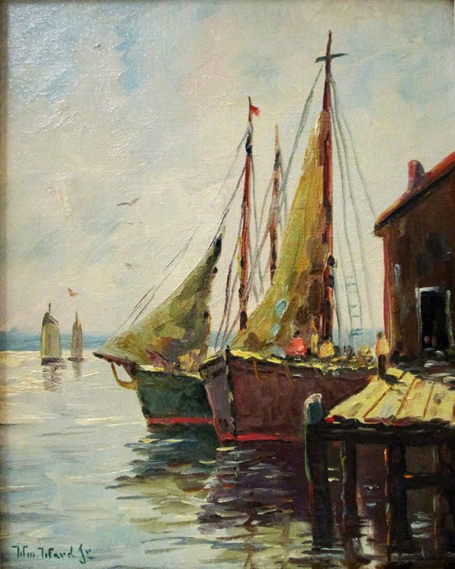 WILLIAM WARD JR. OIL PAINTING : Lot 144