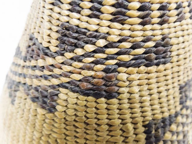 (2) Native American Basket Weave Bottles. : Lot 29