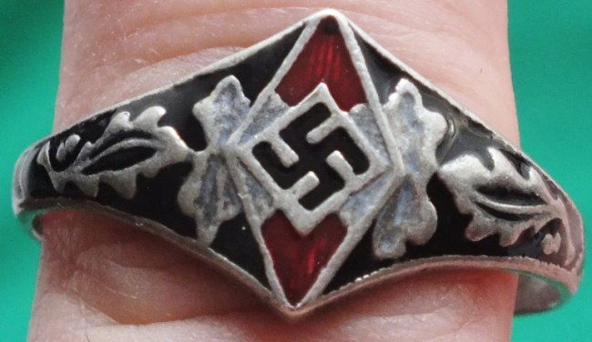 German Nazi Hitler Youth ring : Lot 32
