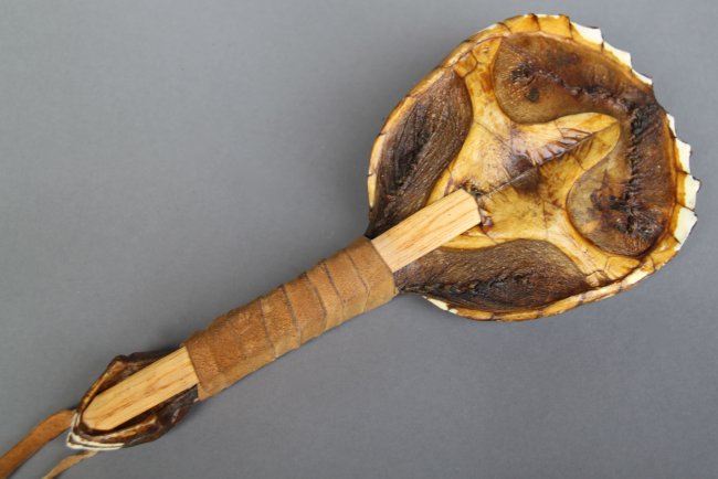 Seminole Indian Turtle Rattle : Lot 19