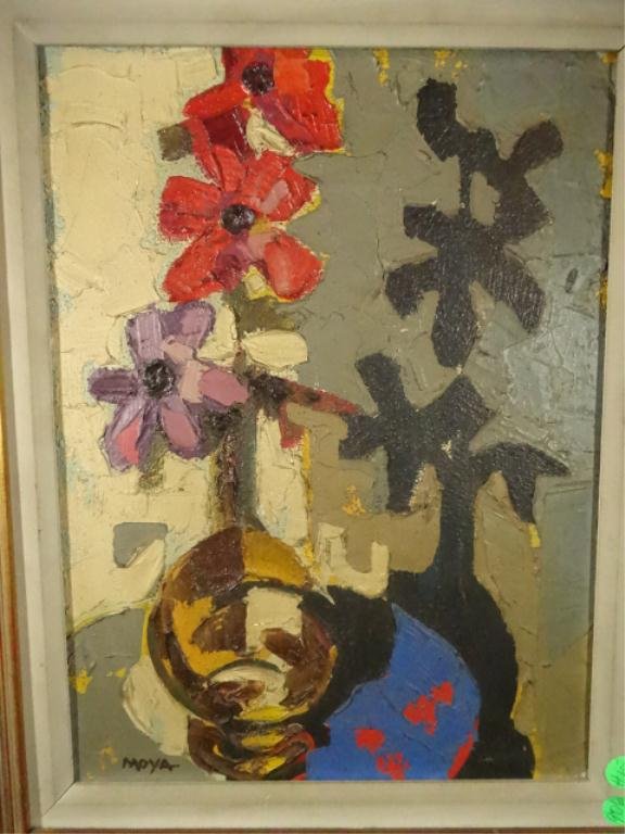 ROBERTO MOYA (AMERICAN, 1932-2008) OIL PAINTING ON : Lot 46A