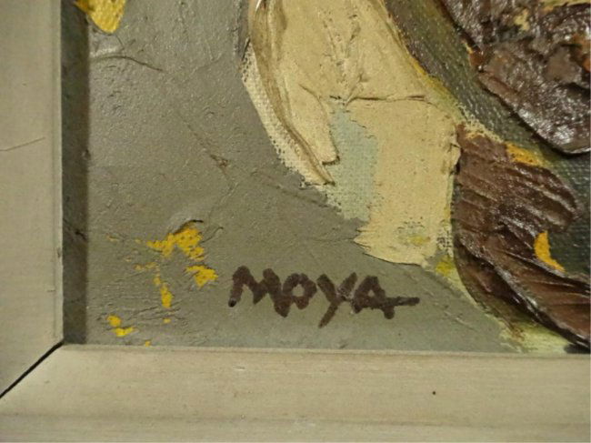 ROBERTO MOYA (AMERICAN, 1932-2008) OIL PAINTING ON : Lot 46A