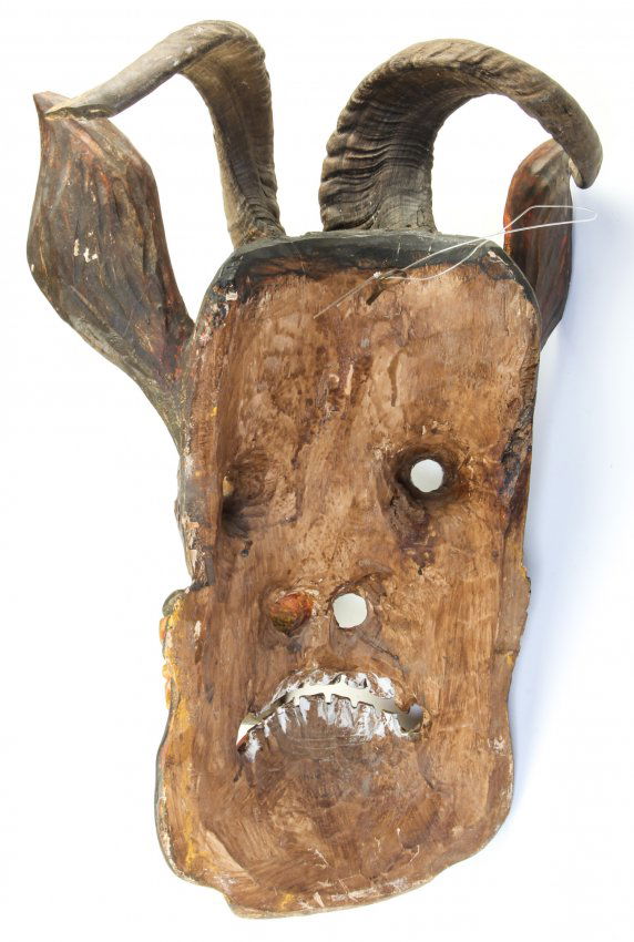 Early 20th. c. Krampus Mask - Austria : Lot 613