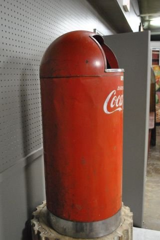 Coca Cola Trash Can : Lot 214