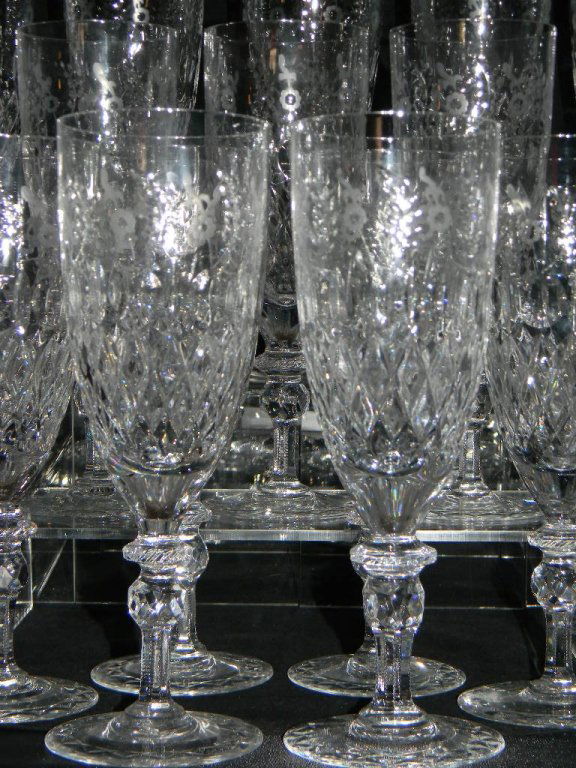 20 Rogaska Gallia Crystal Iced Tea/ Water Glasses : Lot 95