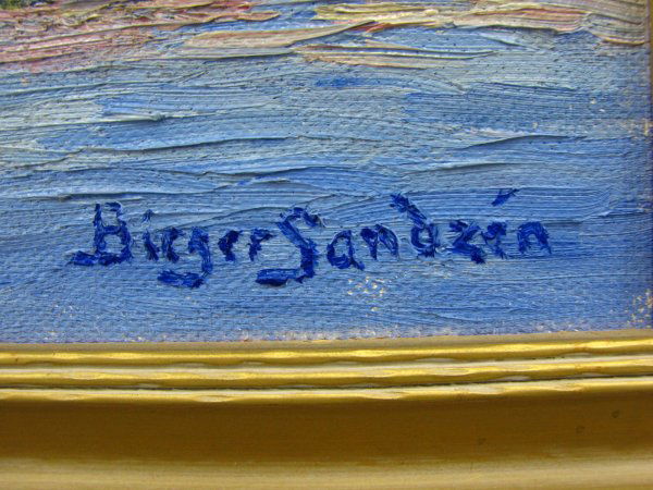 BIRGER SANDZEN (1871 - 1954) OIL ON PANEL : Lot 51