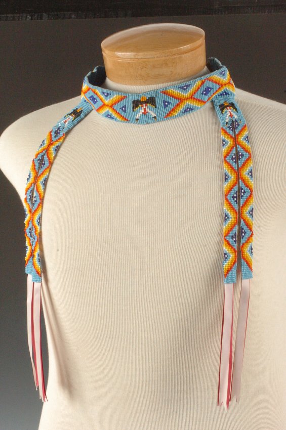 A PAWNEE BEADWORK POW WOW OUTFIT : Lot 80