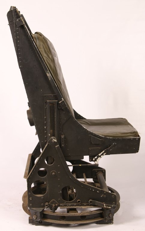 WWII GUNNER SEAT ASSEMBLY FROM B25 BOMBER : Lot 2