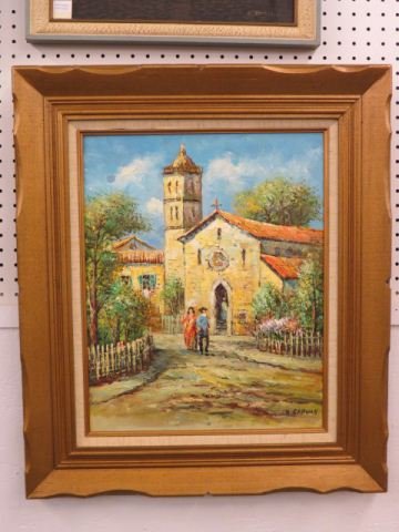 X. Rabous, oil, : Lot 1073B