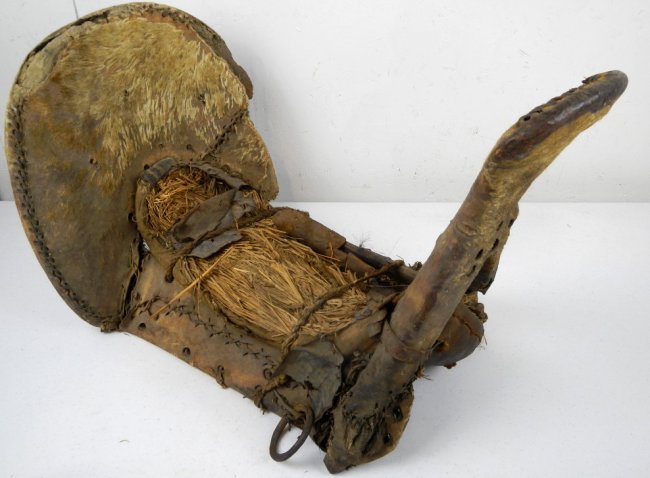 Antique Indian Saddle Tree : Lot 324