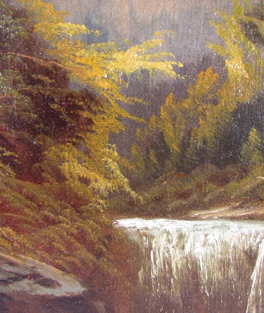 James Walker painting 1888 "Cascade Range, California" : Lot 341