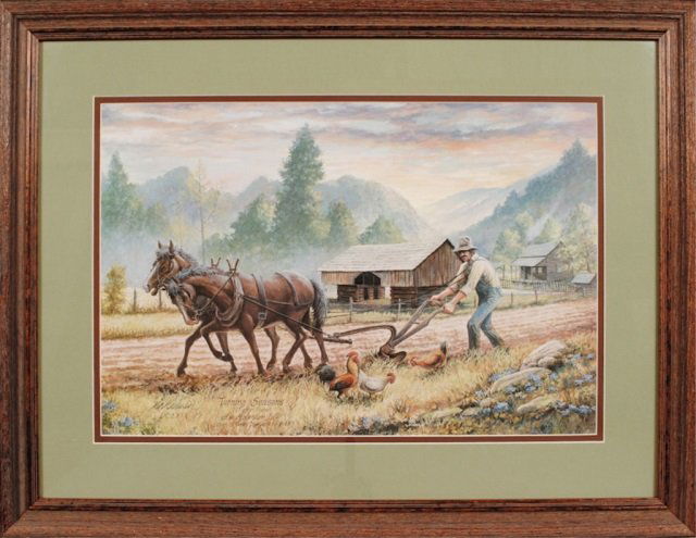 Print, Signed Lee Roberson, Townsend, TN : Lot 261