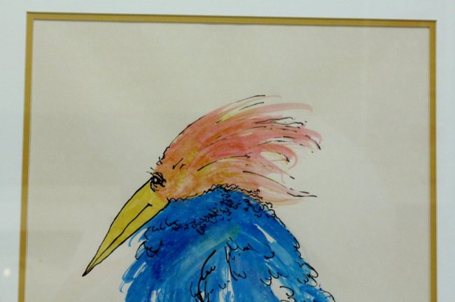 Robert Sargent Bird Watercolor, Signed : Lot 31A