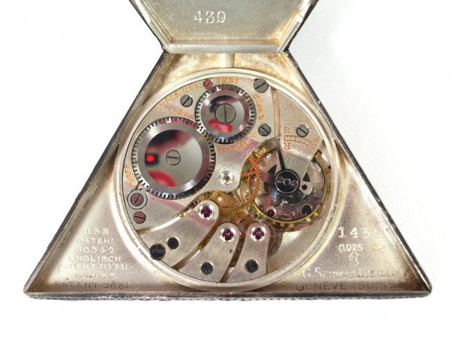 TEMPOR WATCH CO. TRIANGULAR MASONIC POCKET WATCH : Lot 105