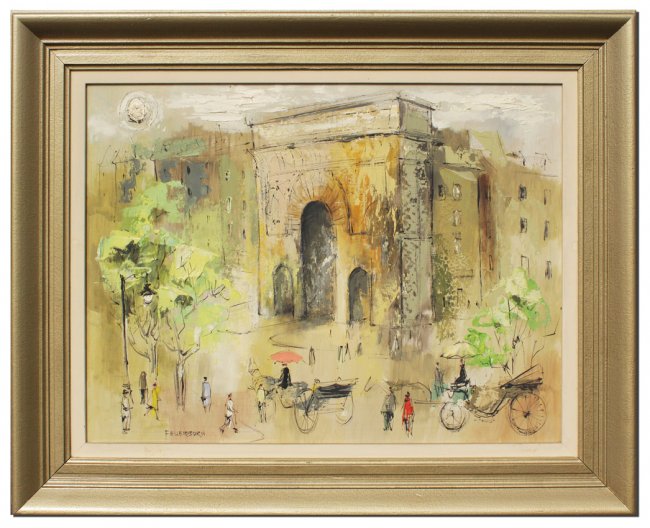 JOSEPH FEUERBORN FRENCH PAINTING : Lot 396