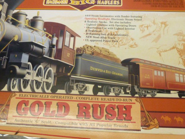 Bachmann gold rush G scale train set : Lot 1