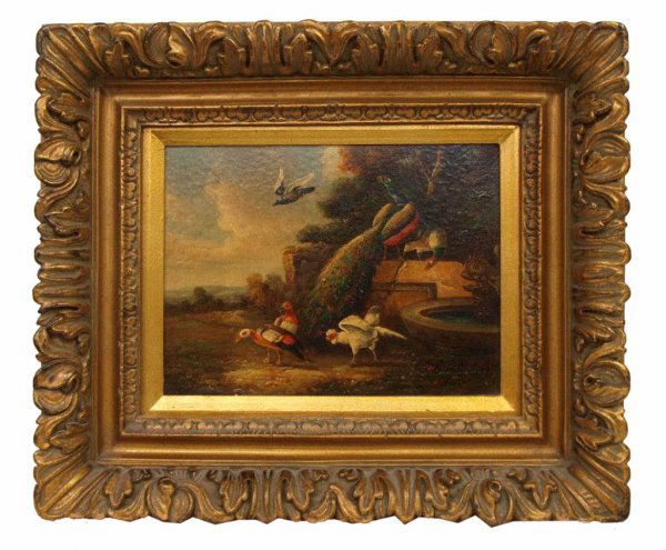 PAINTING, RENAISSANCE BIRD, M.P. ELLIOTT (1948) : Lot 457