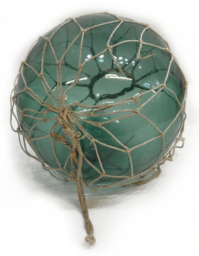 (3) LARGE HAND BLOWN GLASS FISHING FLOATS : Lot 57