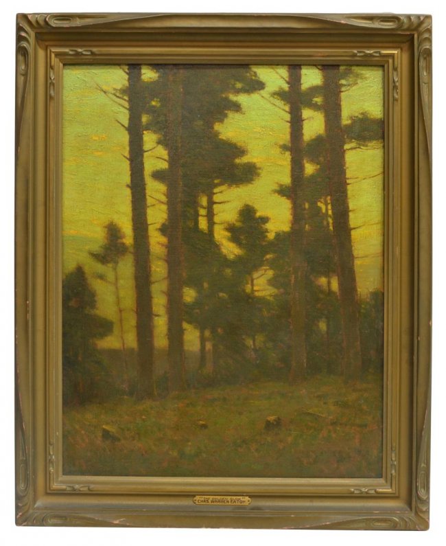PAINTING, "THE GOLDEN GLOW", CHARLES WARREN EATON : Lot 709