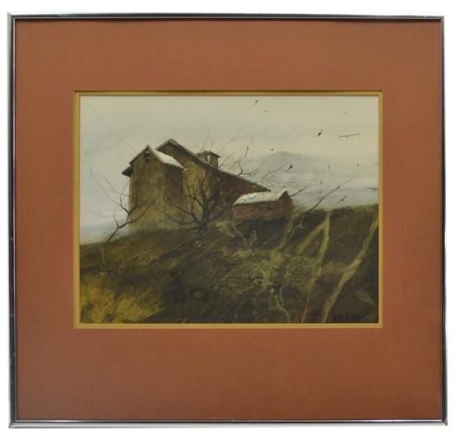 (3) WATERCOLOR PAINTINGS, DEE KNOTT (1943-2013) : Lot 575