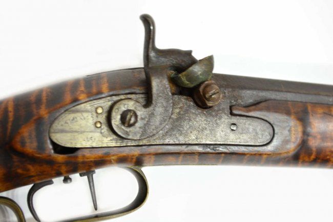 MARTIN SHEETS OHIO PERCUSSION LONG RIFLE : Lot 629
