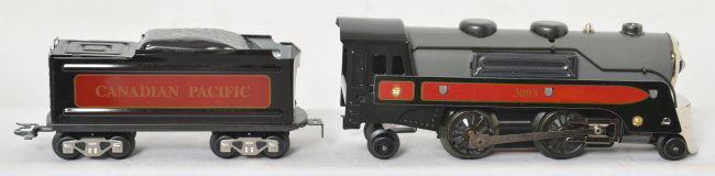 Marx modern Canadian Pacific 8341 steam locomotive : Lot 354