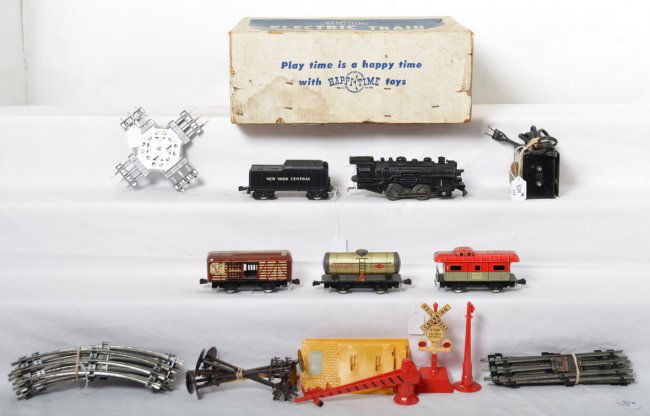 Marx Happi Time electric train steam freight set in OB : Lot 829