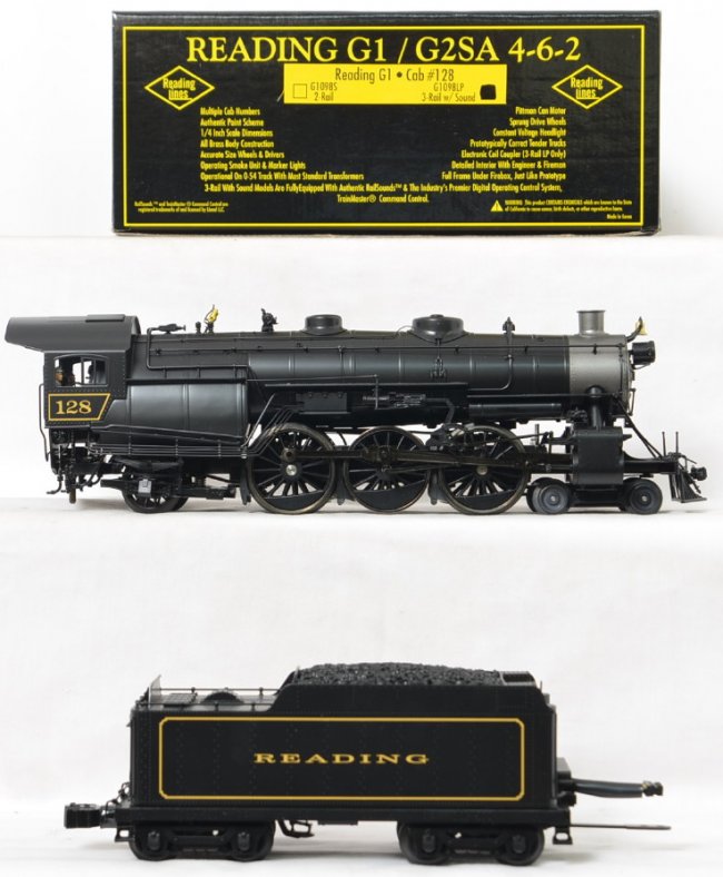 Weaver Reading G1 4-6-2 steam locomotive with TMCC : Lot 83