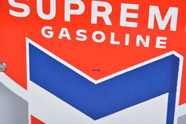 Calso Supreme Gasoline Sign. : Lot 172
